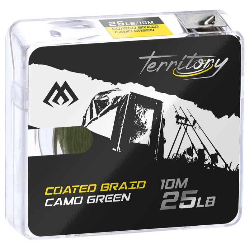 Carp Fishing COATED BRAID - 35lbs/10m - CAMO GREEN – Mundo da Pesca